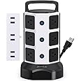 Amazon.com: Power Strip Tower Surge Protector, JACKYLED 1625W 13A ...