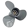 RASON-REX OEM Grade Aluminum Outboard 3 Blades Propeller 11 1/4x14 ...