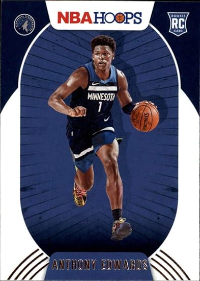 Amazon.com: 2020-21 NBA Hoops #216 Anthony Edwards RC Rookie Minnesota ...