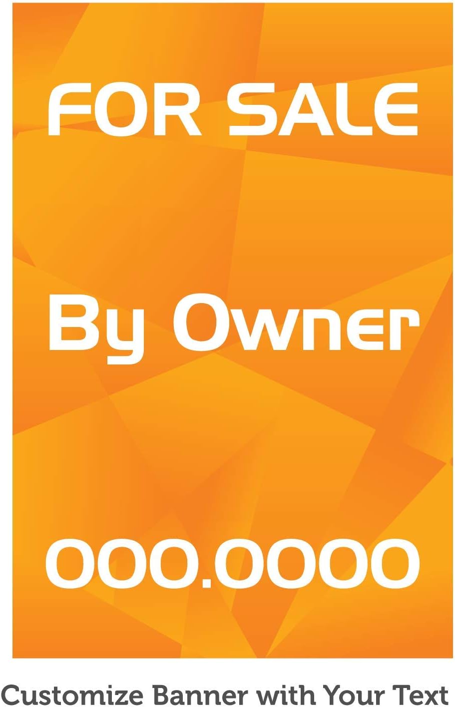 Amazon.com : HALF PRICE BANNERS | Custom Business Vinyl Banner-Indoor ...