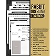 Rabbit Breeding Log Book: Rabbitry Management Logbook | Pedigree Chart ...