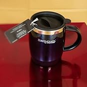 Thermos ThermoCafé Translucent Desk Mug, Red, 450 ml: Amazon.co.uk ...