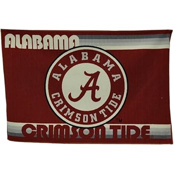 Amazon.com : Alabama Crimson Tide 22"x35" Football Floor Mat (Rug ...