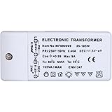 Transmedia Halogen-Trafo 230/12V/35-105W, Überlastungsschutz, Temperatursicherung, nicht dimmbar ...
