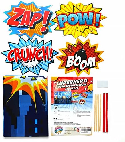 Superhero Cityscape Photography Backdrop and Studio Props Kit. Great as ...