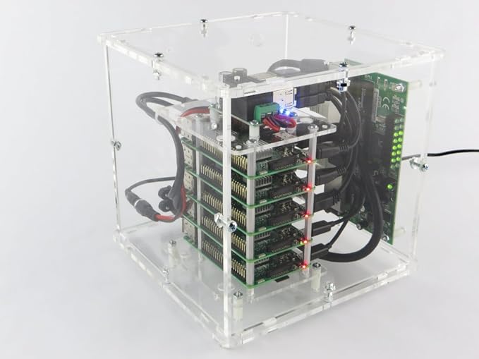 PicoCluster Pico 5 Raspberry PI 3 - Cluster Cube: Amazon.ca: Computers ...