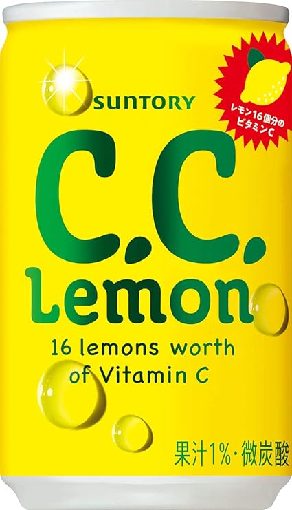 Amazon.com : Suntory C.C. lemon 160ml cans X30 this : Grocery & Gourmet ...