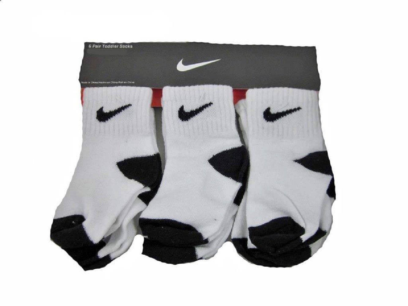 Amazon.com: Nike 6 Pair Toddler Socks, Size 12-24 Months: Baby