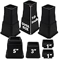 Amazon.com: HANIHUA Adjustable Bed Risers 10 inch Heavy Duty (Set of 4 ...