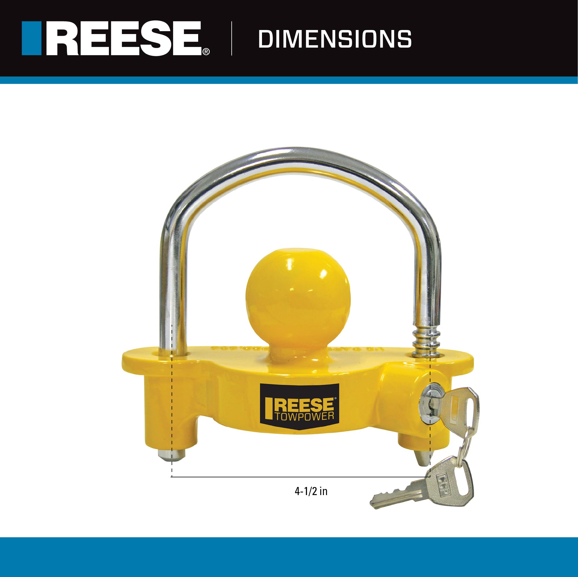 Mua REESE Towpower 72783 Coupler Lock, Adjustable Storage Security ...