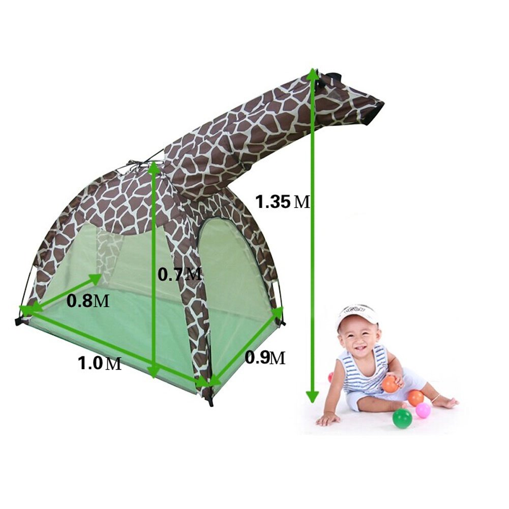 Panda Superstore Cute Giraffe Kids Play Tents Indoor/Outdoor Play Tent ...