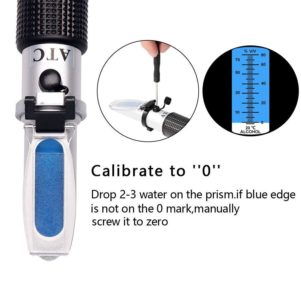 Mua Spirit Alcohol Content Meter Measure/Wine Grape Check Refractometer ...