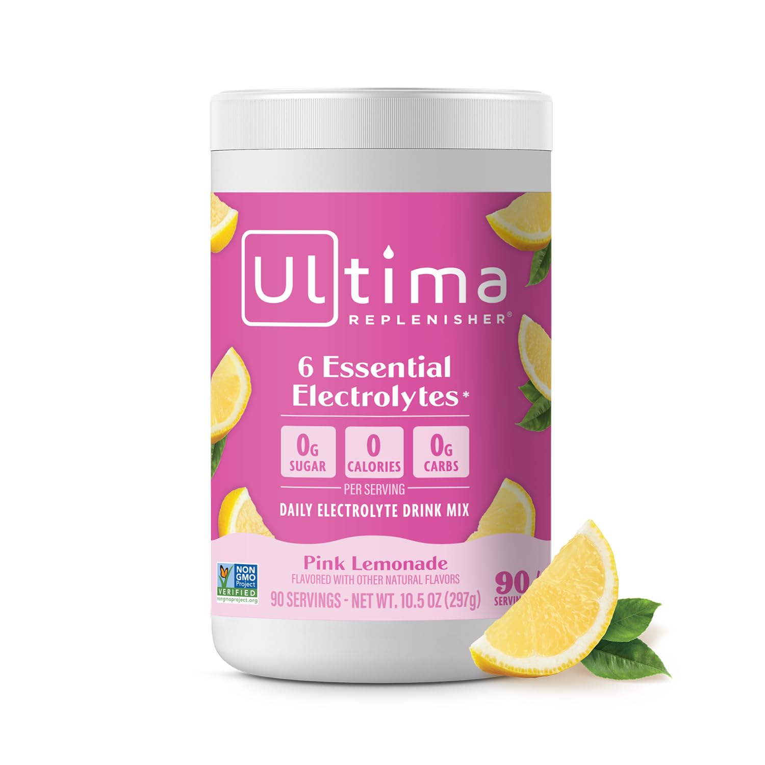 Ultima Replenisher Daily Electrolyte Powder Drink Mix – Pink Lemonade ...