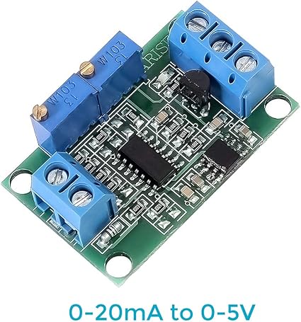 Amazon.com: Current to Voltage Converter Module 0-20mA to 0-5V ...