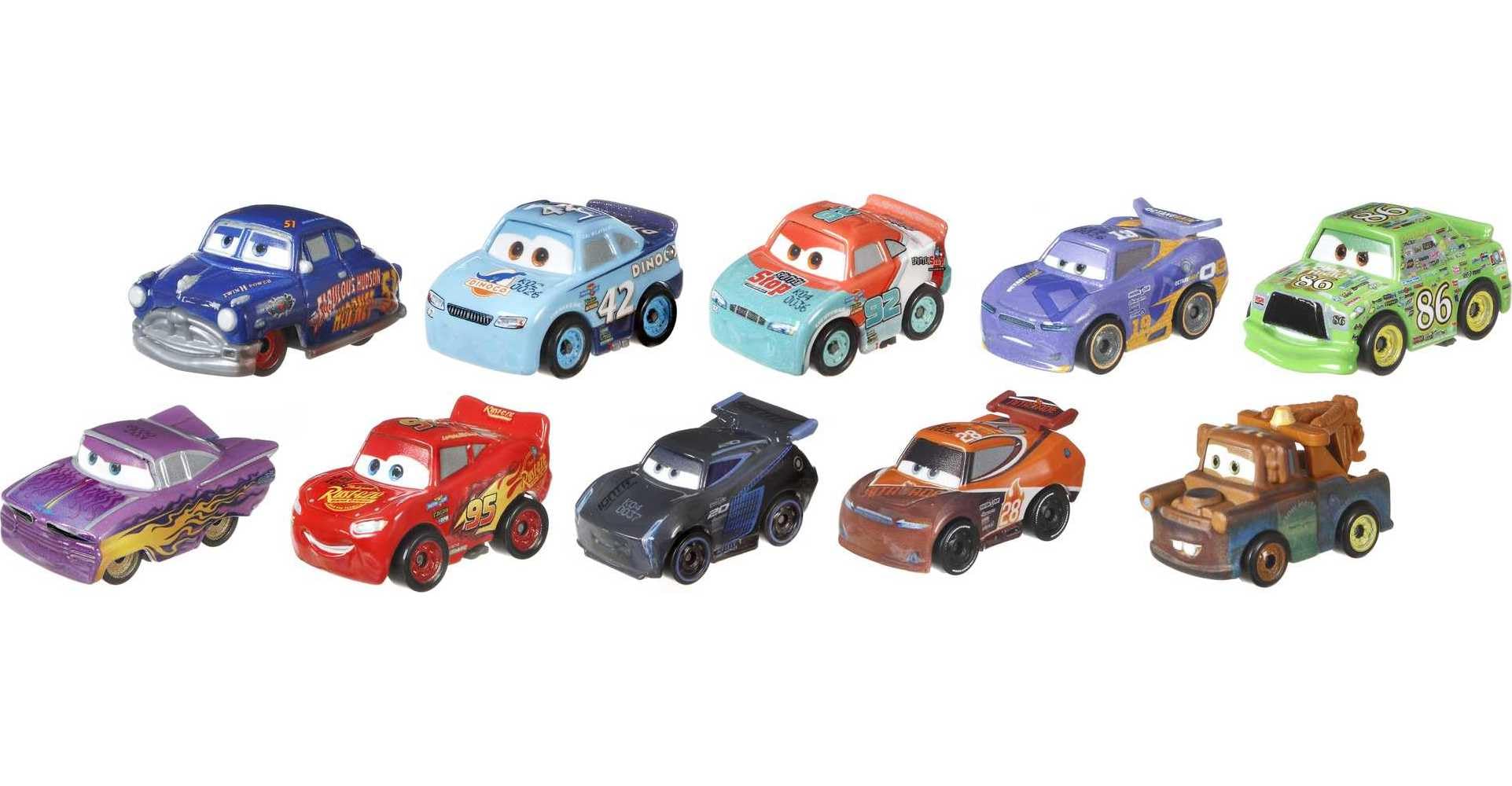 Mua Mattel Disney Pixar Cars Mini Racers 10 Pack of Collectible Toy ...