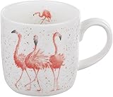 Puckator SMUG69 Mug with Pink Flamingo Shaped Handle, 8 x 12 x 11 cm ...