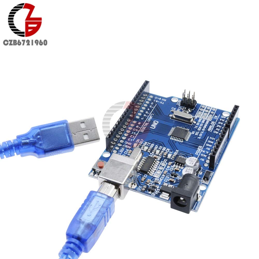 Wiring & Connecting Gimax UNO R3 Mini USB Compatible Board Microcontroller ATmega328P CH340 ...
