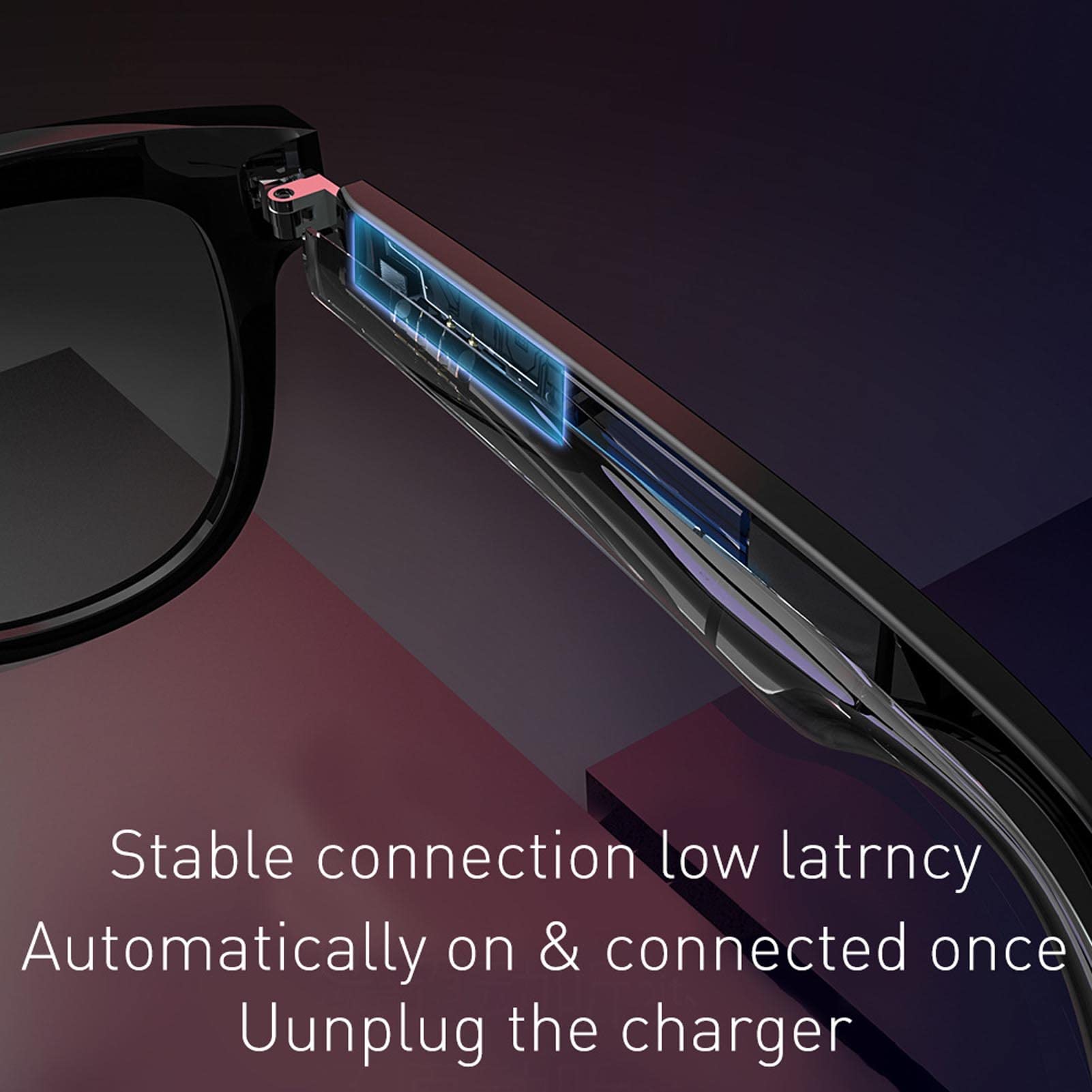 Mua Smart Glass, HIFI Stereo Open Ear Bluetooth Audio Smart Glass IPX4 ...