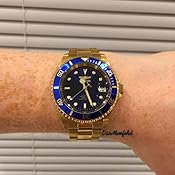 Invicta Men's Analogue Automatic Watch with Stainless Steel Gold Plated ...