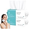 Amazon.com: Disposable Face Towel 200 Count, Soft Cotton Facial Dry Wipes, Multi-Purpose for ...