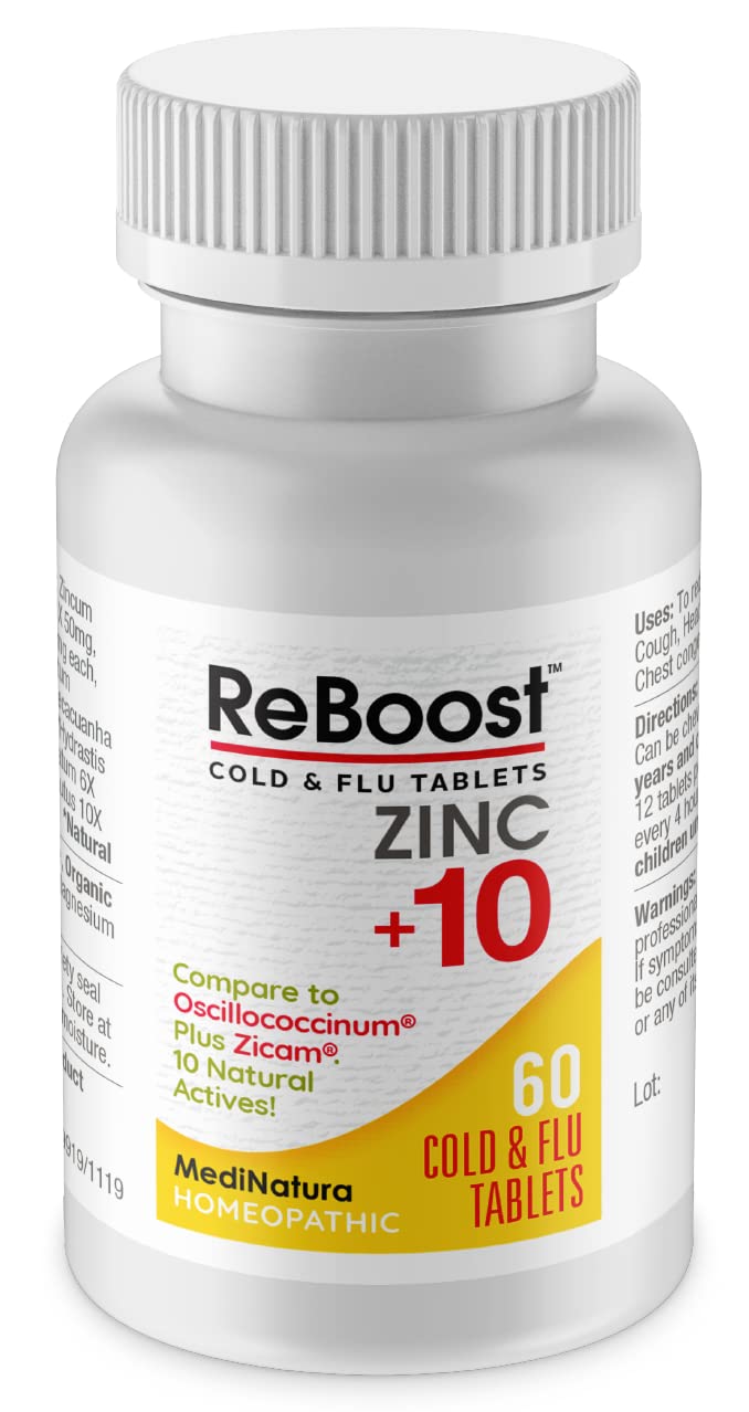 Mua MediNatura ReBoost Zinc +10 MAX Cold & Flu Symptom Relief Fast ...