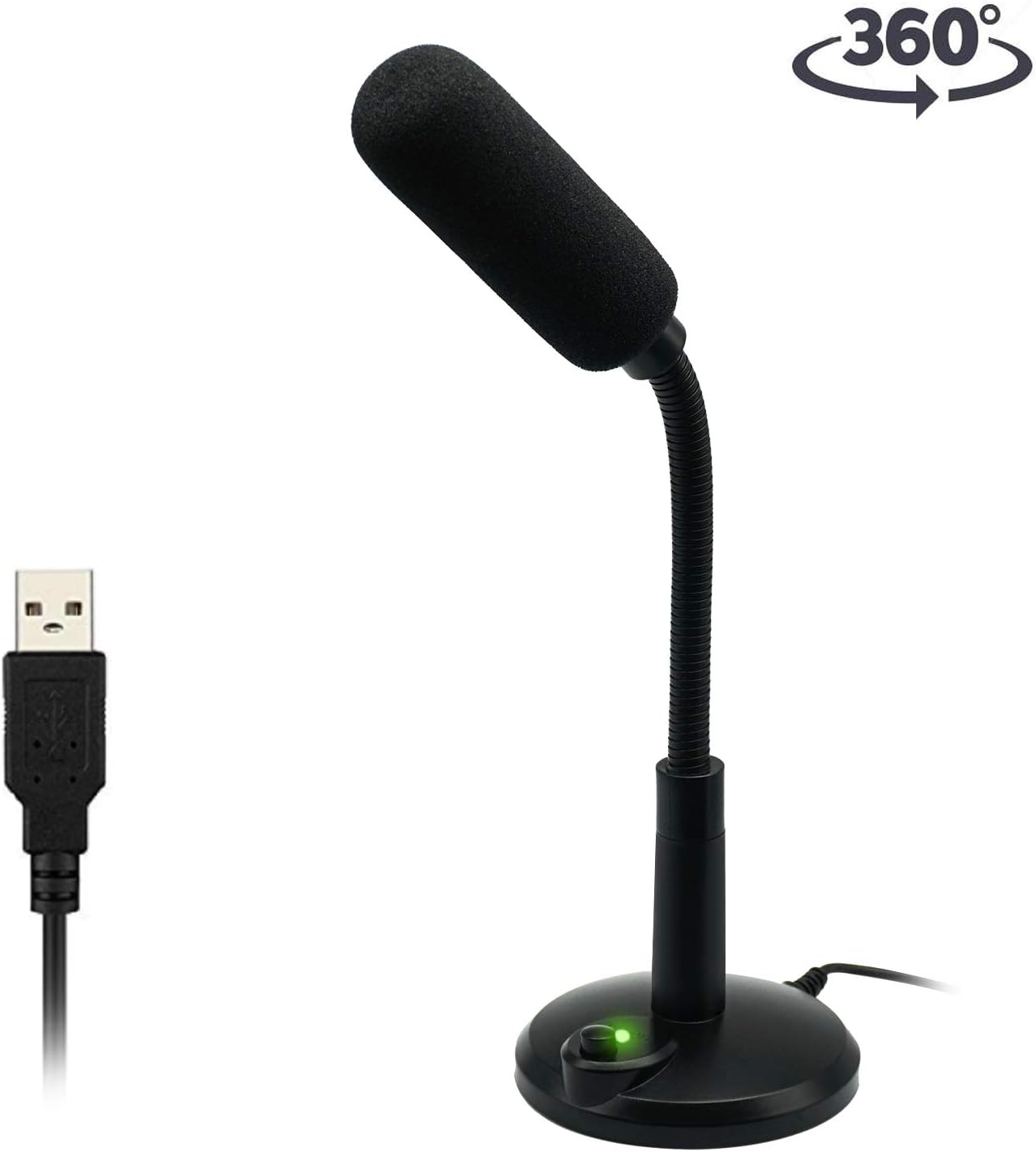 USB Microphone,Z ZAFFIRO Computer Microphone Plug: Amazon.co.uk ...