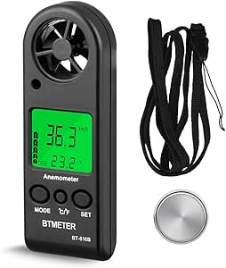 Anemometer Handheld - BTMETER Digital Wind Speed Meter Gauge with ...