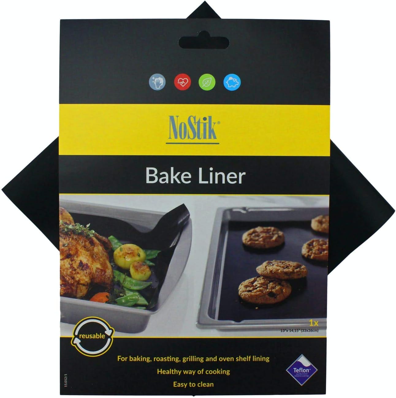 NoStik Reusable Teflon Cooking Mat. Non Stick. No Mess. with 5 Year ...