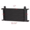 G-PLUS 19 Row GM Aluminum Engine Transmission Oil Cooler Kit + Oil ...