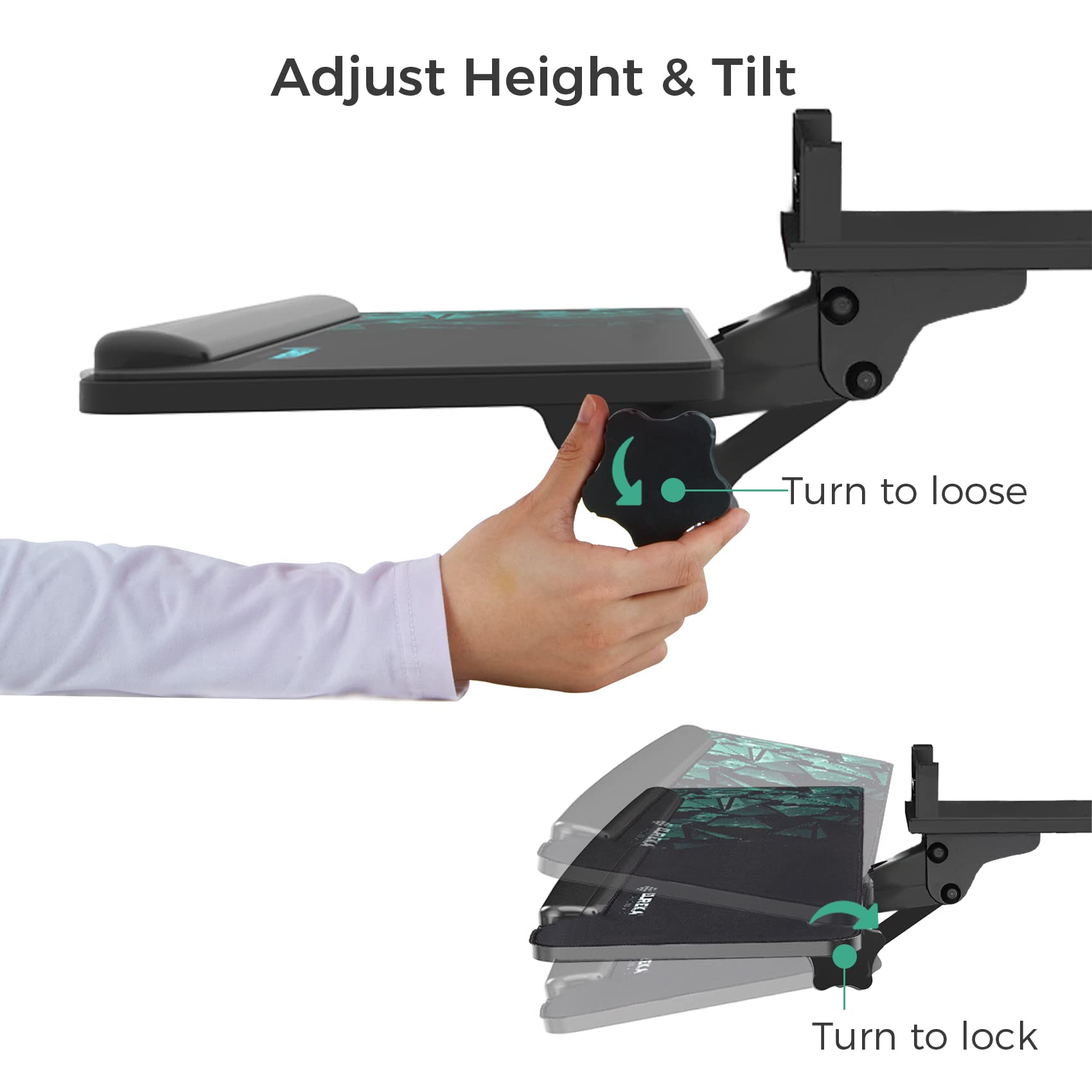 Mua EUREKA ERGONOMIC Computer Keyboard Tray, Height Adjustable Large ...