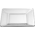 Amazon.com | Libbey Crisa Tempo Square Dinner Plate, 10-Inch , Box of ...