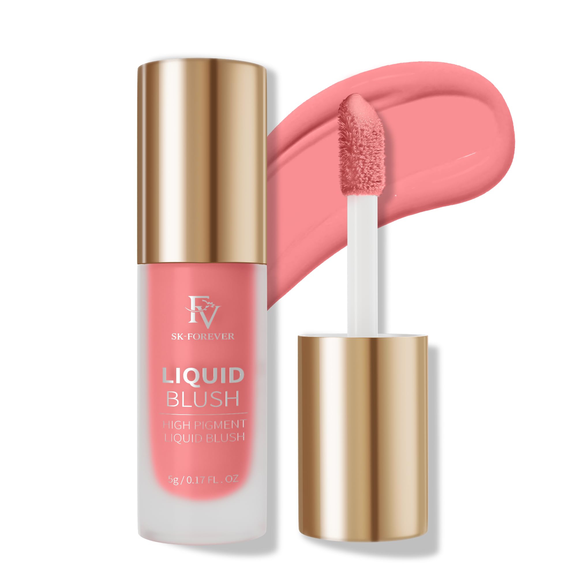 Mua FV Liquid Blush, Long Lasting & Blendable Cream Blush for Cheeks, High Pigmented Dewy Blush ...