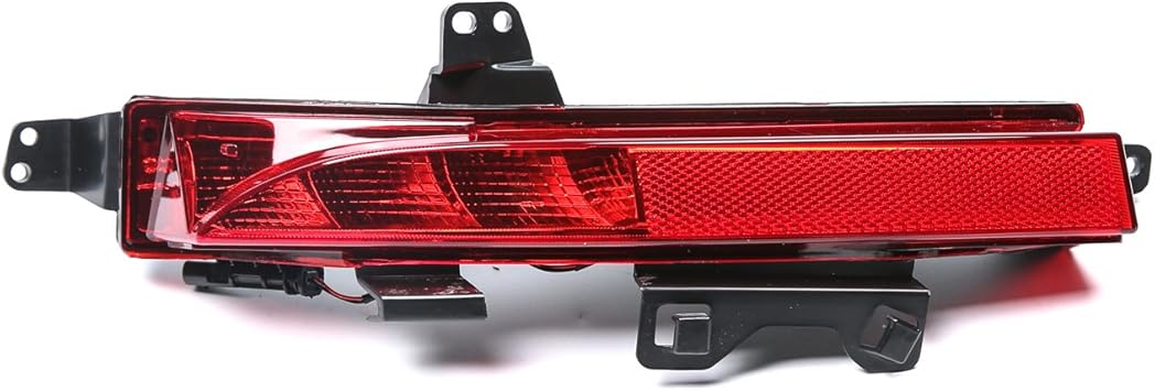 Red Lens LED Rear Bumper Reflector Lights for Discovery Sport 2015-2016 ...