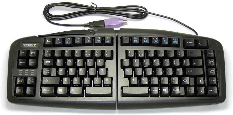 Goldtouch V2 Adjustable Comfort Keyboard PC and Mac (USB): Amazon.co.uk ...