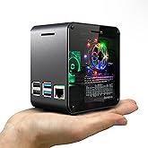 Amazon.com: ElectroCookie Raspberry Pi 5 Case, Aluminum Mini Tower Case ...