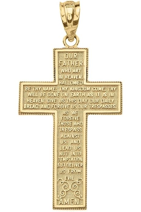 14K Yellow Gold Finish Deadman's Cross - munimoro.gob.pe