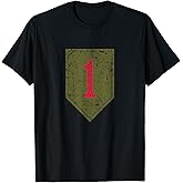 Amazon.com: Big Red One 1st Infantry Division T-Shirt : Clothing, Shoes & Jewelry