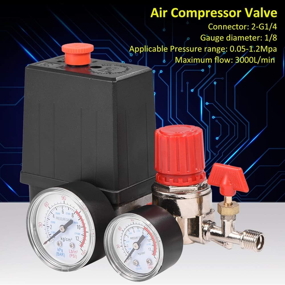 Air Compressor Valve, Small Air Compressor Pressure Switch Control ...