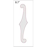 F-Hole Routing Template - 6.5" Sharp - - Amazon.com