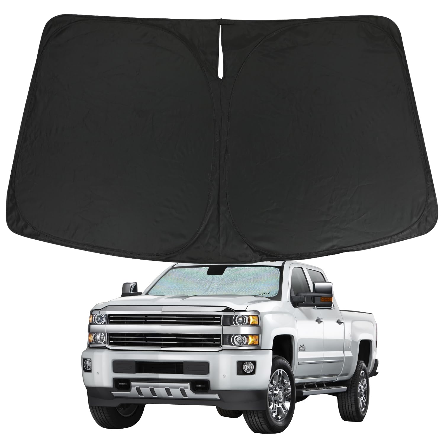 ROCCS Foldable Windshield Sun Shade fit for GMC Sierra 1500 2500 HD ...
