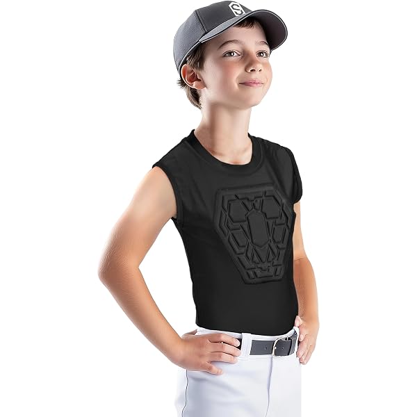 Football Sternum Protection TUOY Youth Chest Protector Shirt - Heart ...
