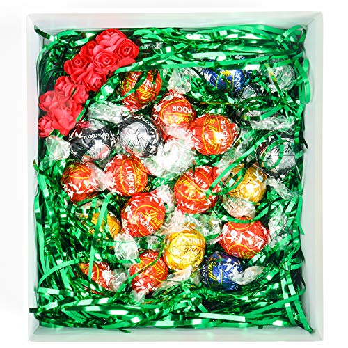 Green Crinkle Cut Paper Shred Filler Gift Filler 1 LB for Gift Wrapping ...