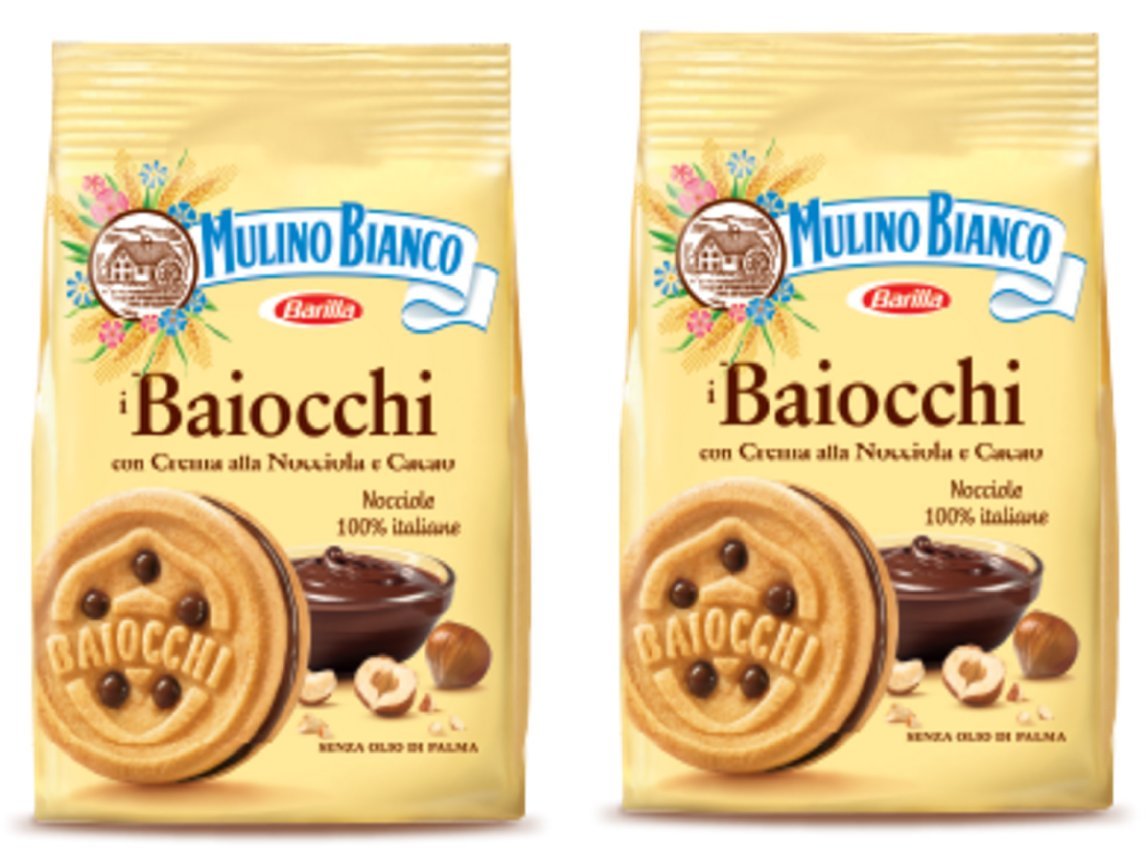 Mulino Bianco: "i Baiocchi" Cookies with cream hazelnut and cocoa - 9. ...