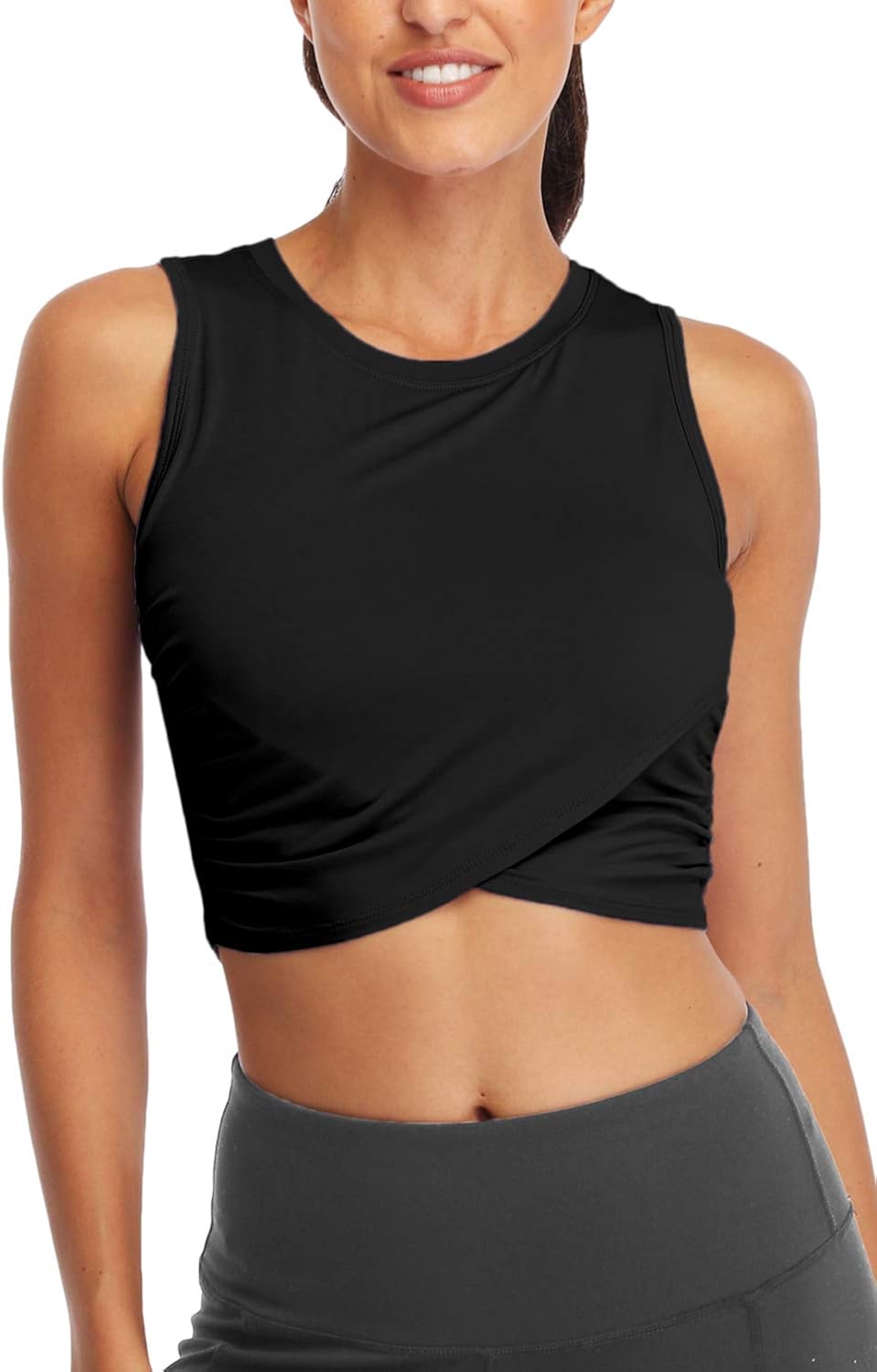 Sanutch Workout Crop Tops For Women Cropped Workout Top Crop Tank Tops Sanutch Workout Crop Tops For Women Cropped Workout Top Crop Tank Tops