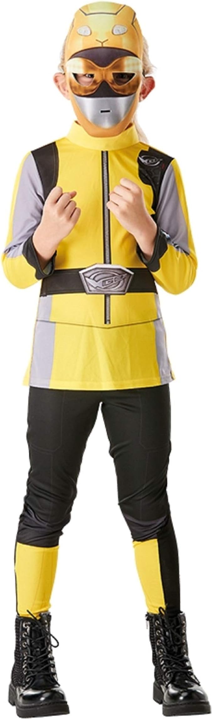 Rubie's Official Power Rangers, Beast Morphers Costume - Yellow Ranger ...