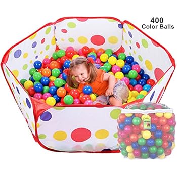 Amazon.com: Click N Play Ball Pit Playpen Playset, Includes 400 BPA ...