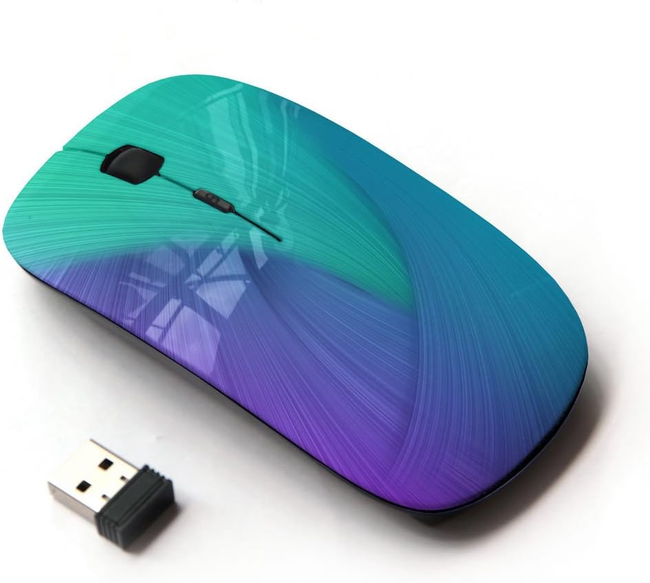 Amazon.com: KOOLmouse [ Optical 2.4G Wireless Mouse ] [ Swirl Blue ...