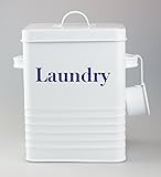 Vintage Retro Style Laundry Powder Tin In Olive Colour - Ideal For ...