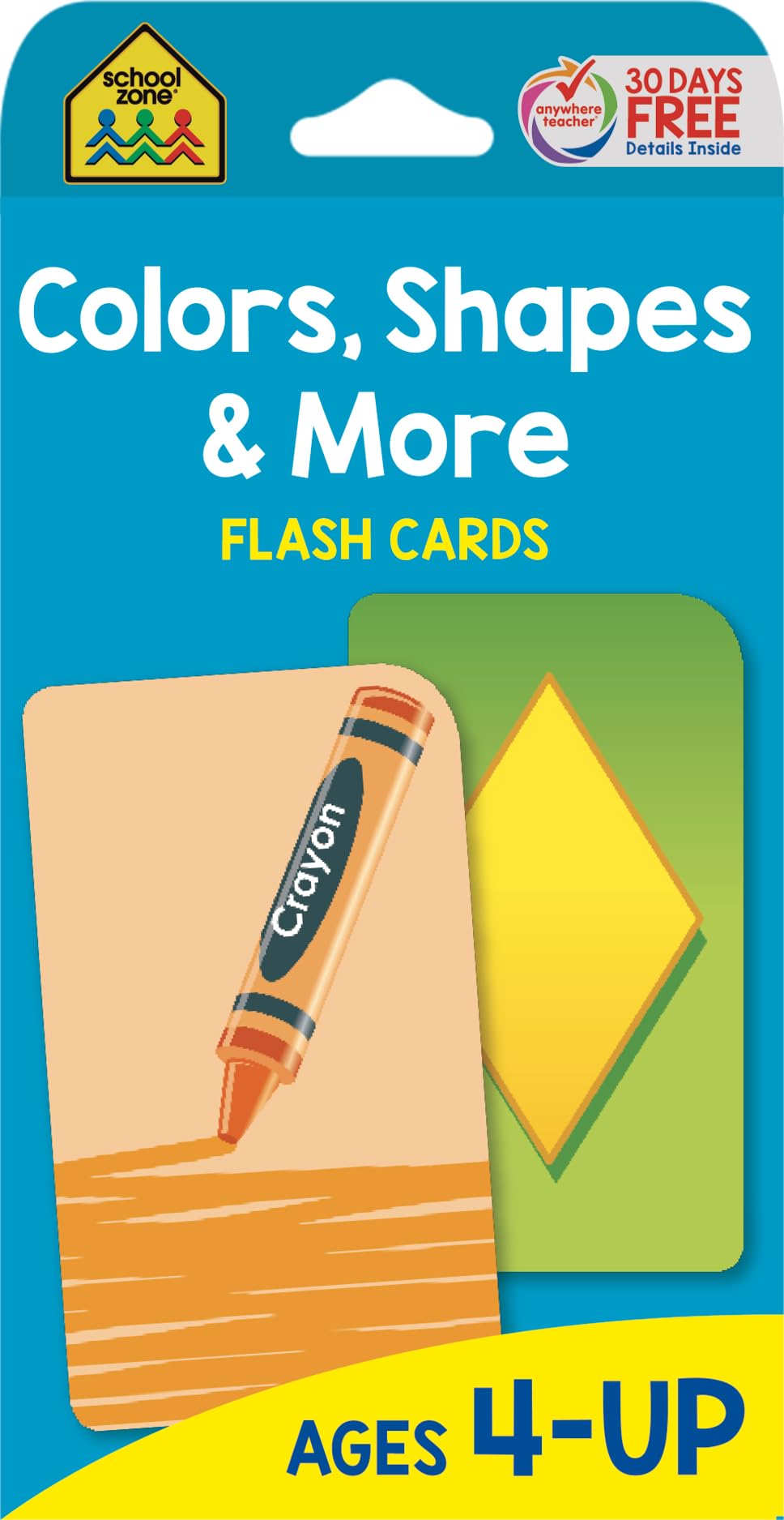 Mua School Zone - Colors, Shapes & More Flash Cards - Ages 4 and Up ...