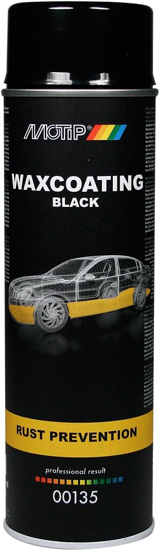 MOTIP Wax Coating Underbody Rust Protection - Black - 500 ml: Amazon.co ...
